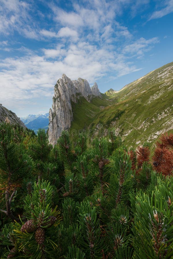 Spectacular Mountain Formations Stock Image - Image of switzerland ...