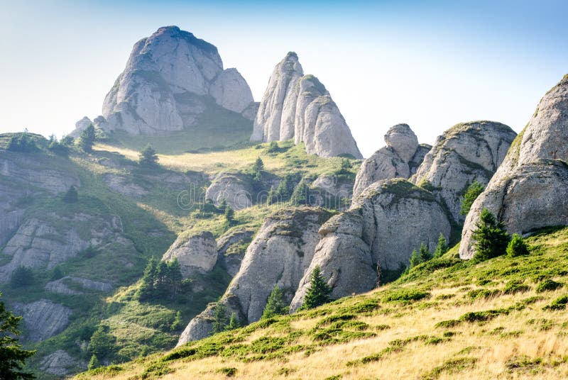 Spectacular Mountain Top Cliffs Stock Image - Image of beauty, exotic ...