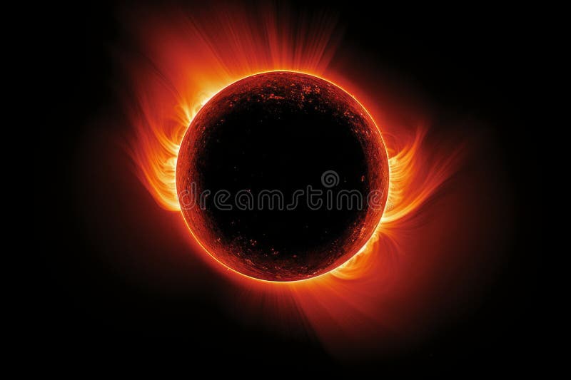 Spectacular Natural Phenomenon Total Solar Eclipse with Mesmerizing ...