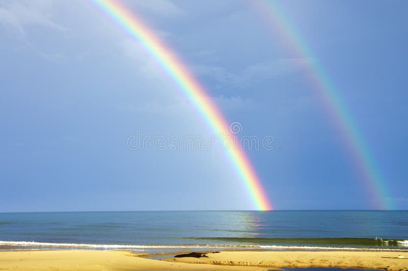 Spectacular Rainbow stock photo. Image of fortuitous - 19906518