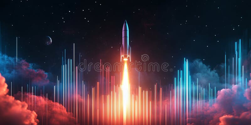 Spectacular Rocket Launch Illuminates Night Sky in Astronomy ...