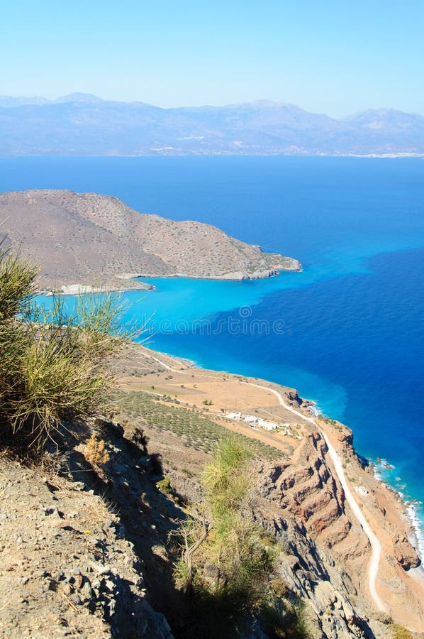 Spectacular Scenery from Crete Island Stock Image - Image of pure ...