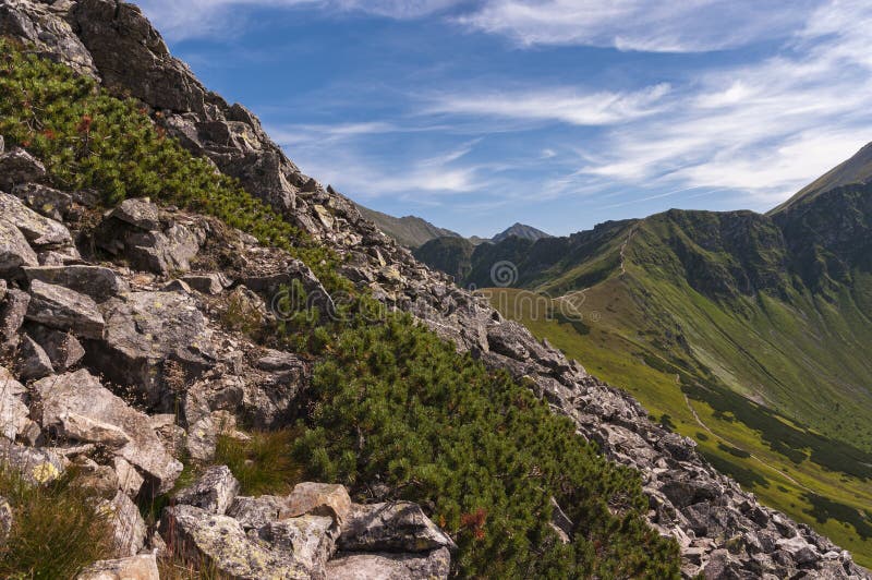 Spectacular Scenery of the Western Tatras in the Summer Stock Photo ...