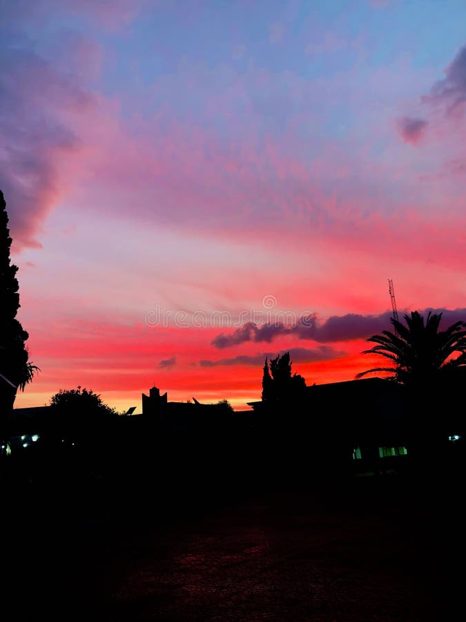 Spectacular Skylight Showcase an Unforgettable Nighttime Display Stock ...