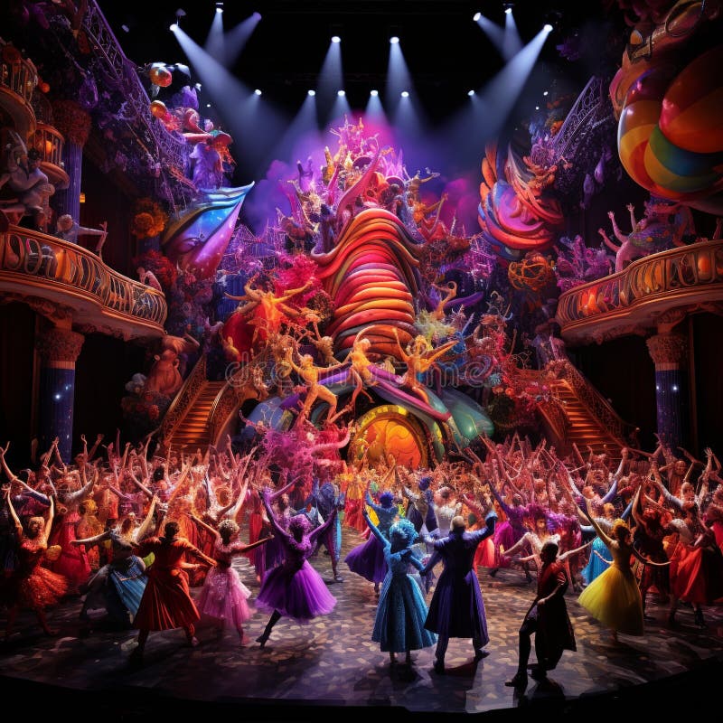 Spectacular Spectacle: a Visual Feast Stock Image - Image of ...