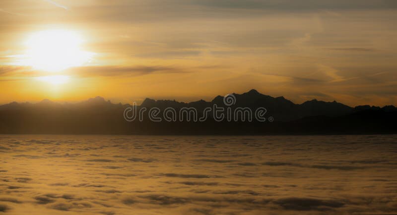 Spectacular sunrise stock image. Image of peaks, scenic - 85796747