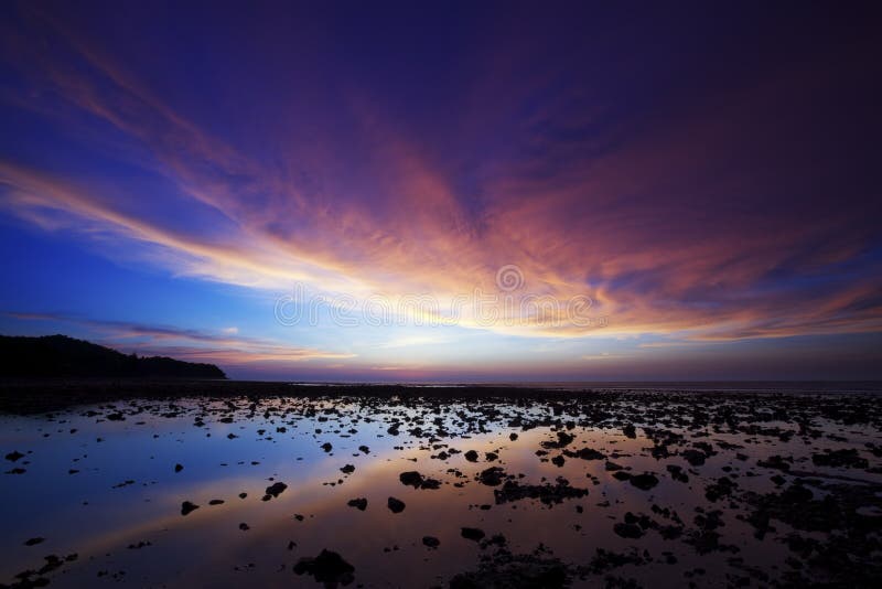 Spectacular sunset stock photo. Image of colourful, natural - 3719172