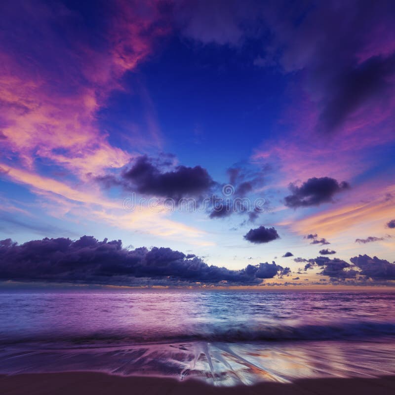 Spectacular sunset stock photo. Image of twilight, color - 21803840
