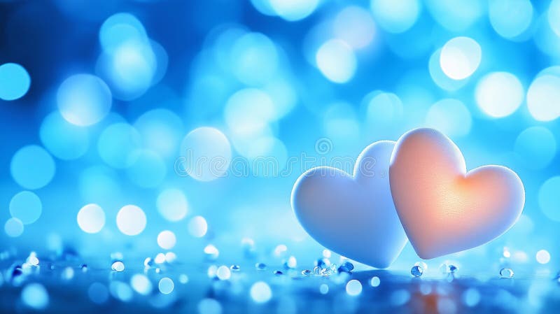 Spectacular Two White Hearts Stock Illustrations – 2 Spectacular Two ...