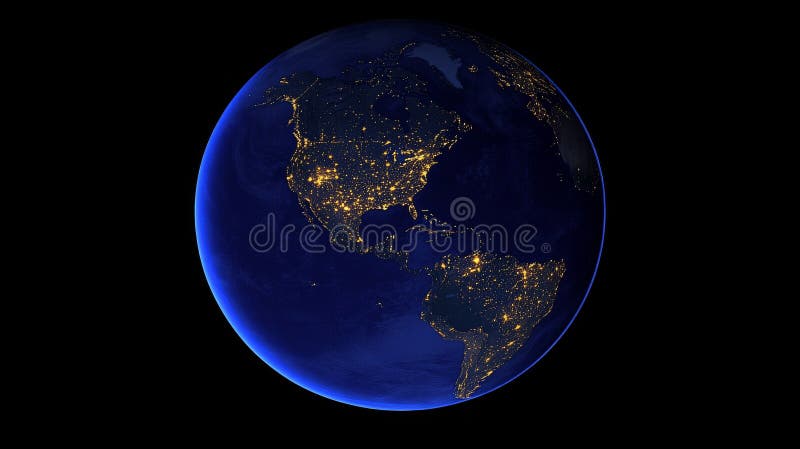 Spectacular View of Earth from Space, Displaying the Sunrise Over ...