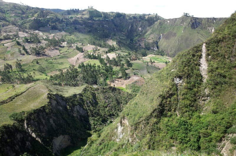 A Spectacular View of the Ecuadorian Andes Stock Photo - Image of ...
