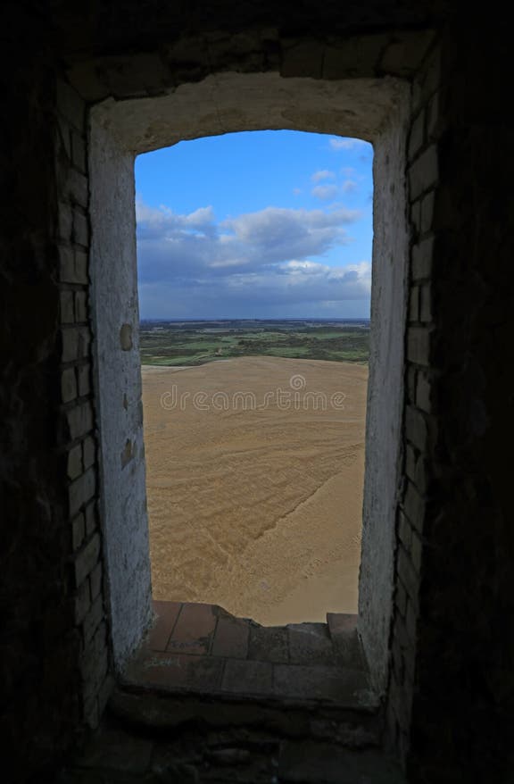 Spectacular View from the Embrasure of an Ancient Tower Overlooking the ...