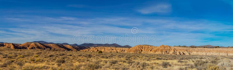 Spectacular View of the Volcanic Clay Formations at Cathedral Gorge ...