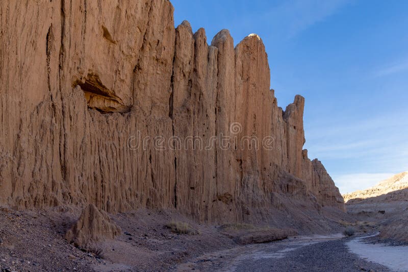 Spectacular View of the Volcanic Clay Formations at Cathedral Gorge ...