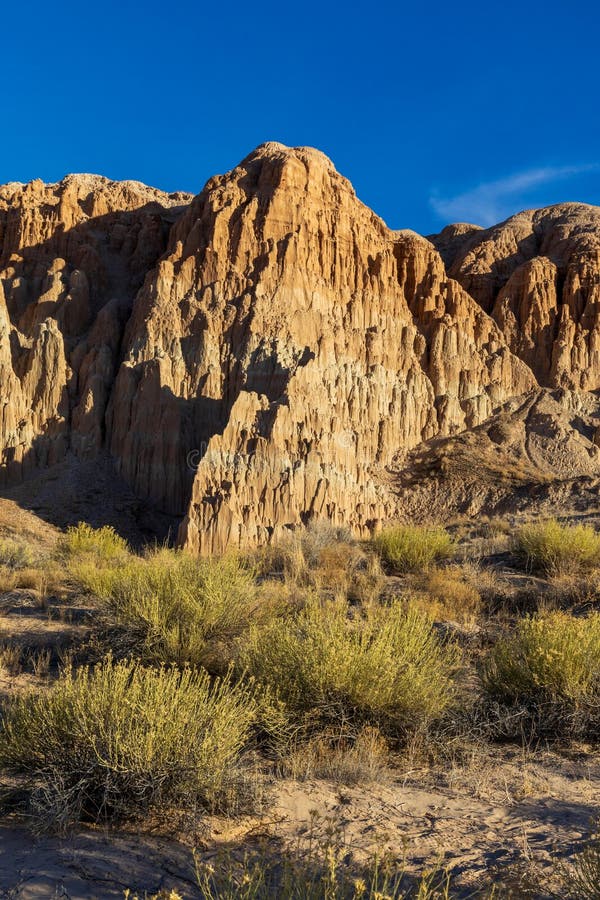 Spectacular View of the Volcanic Clay Formations at Cathedral Gorge ...