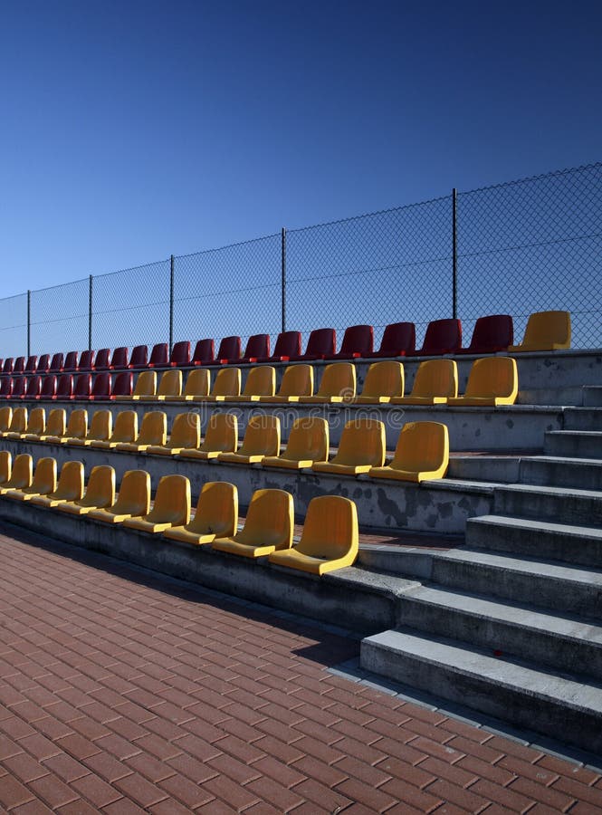 Spectator seating stock image. Image of unoccupied, arena - 18065339