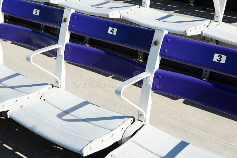 Spectator seats stock image. Image of rest, rank, mark - 62810777