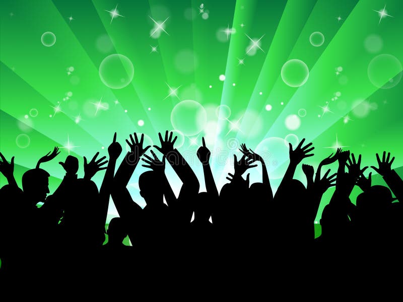 Spectators Audience Shows Group of People and Copy Stock Illustration ...