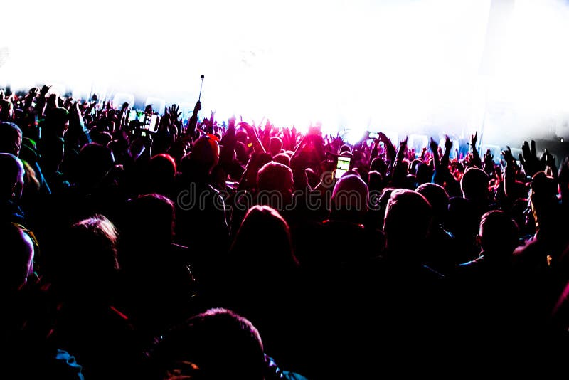 Spectators stock photo. Image of playing, play, concert - 94901710