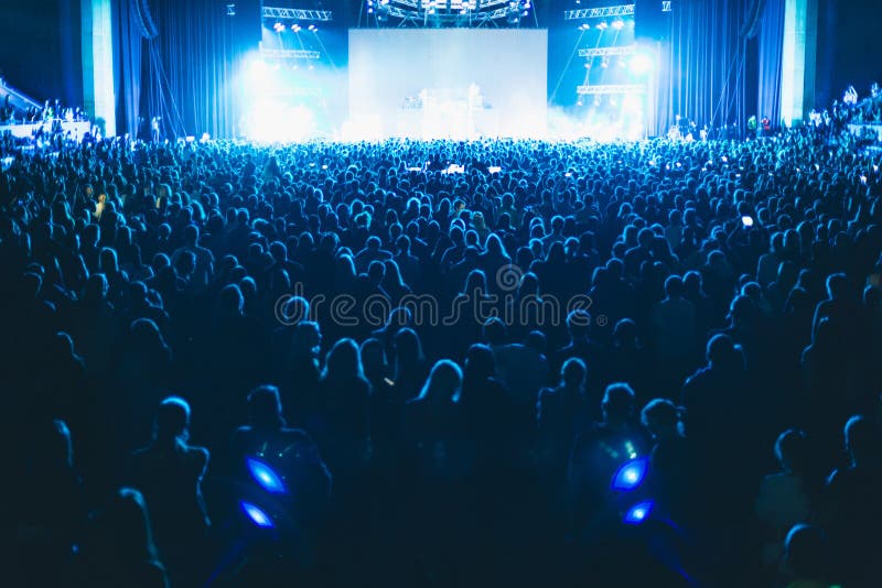 Spectators in the Large Concert Hall. Editorial Image - Image of ...