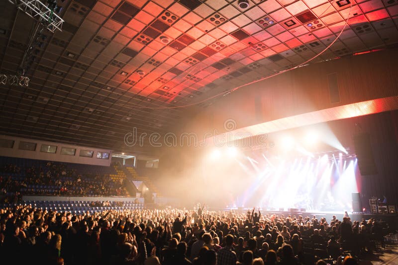 Spectators in the Large Concert Hall. Editorial Photo - Image of ...