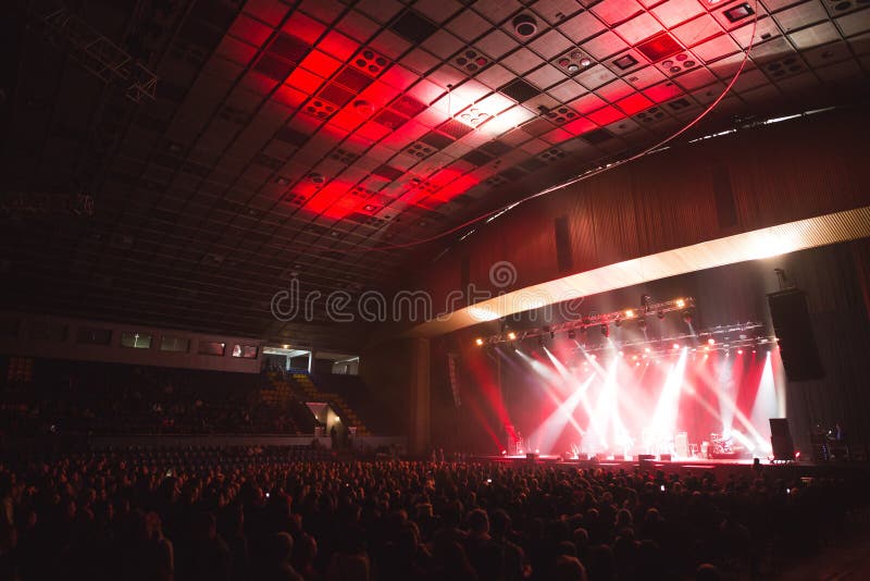 Spectators in the Large Concert Hall. Editorial Photography - Image of ...