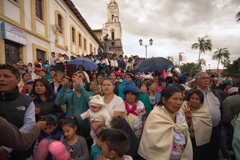 Spectators Watching the Annual Easter Procession Editorial Image ...