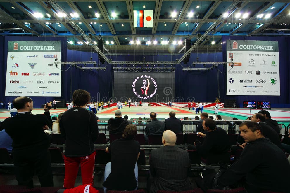 Spectators Watching Fight at World Cup 2011 Editorial Stock Photo ...
