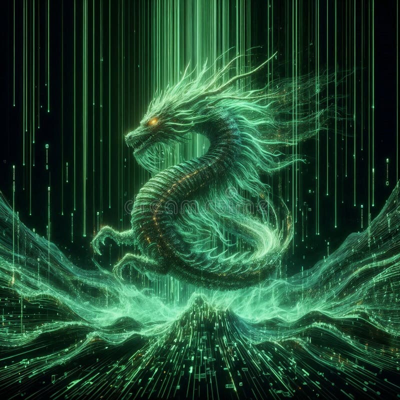 Dragon Materializing Stock Illustrations – 2 Dragon Materializing Stock ...