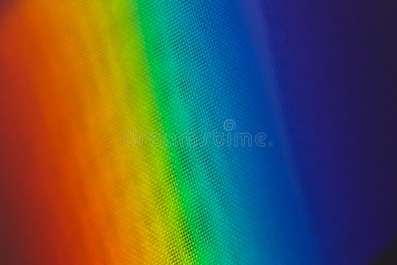 Spectral Gradient of Sunlight Coming through a Prism Stock Photo ...