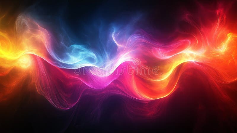 Spectral Multycoloured Refractions on a Black Background. Abstract ...