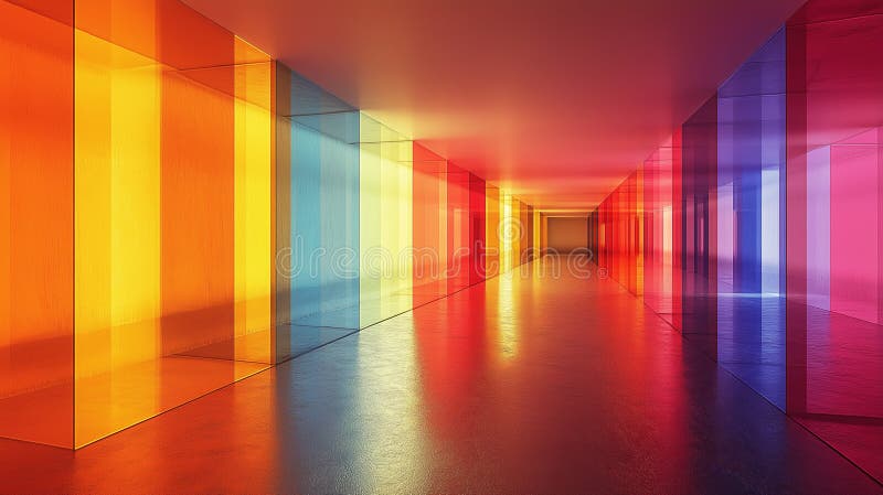 Spectral Multycoloured Refractions on a Black Background. Abstract ...