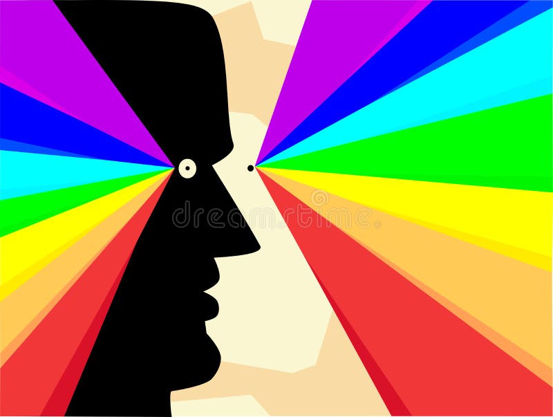 Spectral people stock vector. Illustration of range, orange - 88705946