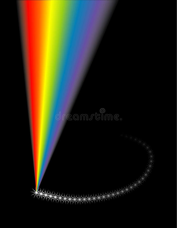 Graphique Du Spectre De La Lumière Visible. Partie Du Spectre ...