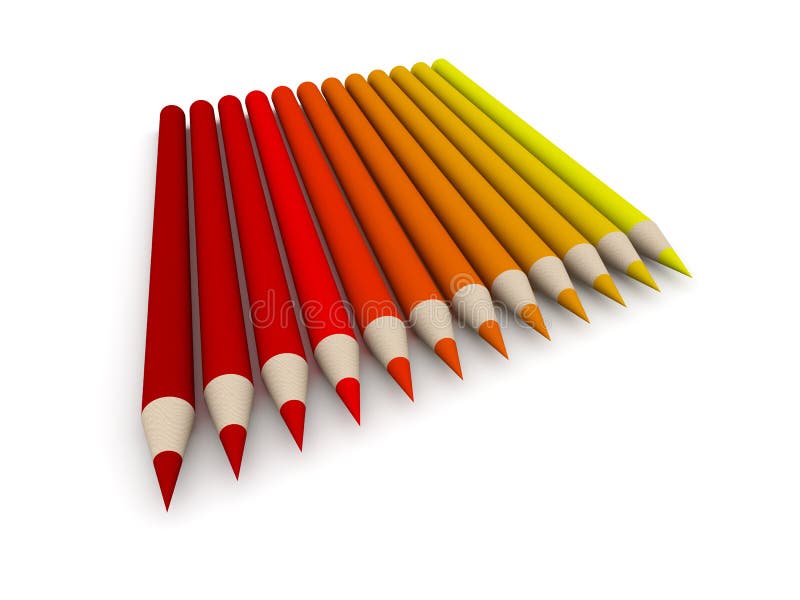 Pictogramme D'école De Couleur De Crayon Illustration Stock ...