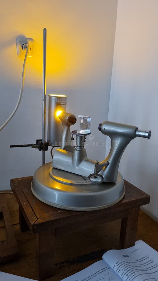 Spectrometer Being Used for Practice in the Laboratory Stock Photo ...