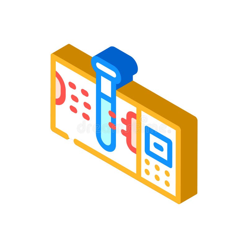 Spectrophotometers Lab Electronic Tool Isometric Icon Vector ...
