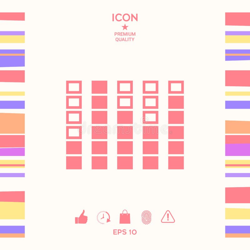 Spectrum Analyzer, Equalizer Icon Stock Vector - Illustration of ...