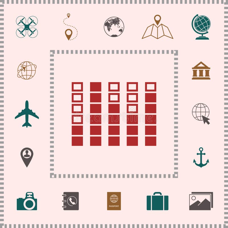 Spectrum Analyzer, Equalizer Icon . Elements for Your Design Stock ...