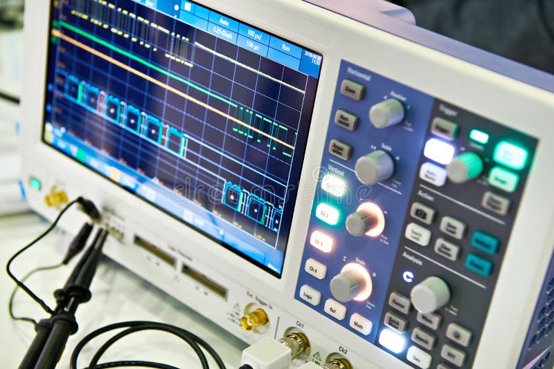 Spectrum analyzer stock photo. Image of measurement - 116855550