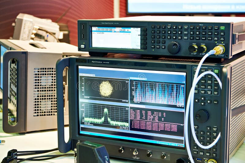 Mixed signal oscilloscope stock photo. Image of mixed - 148827142