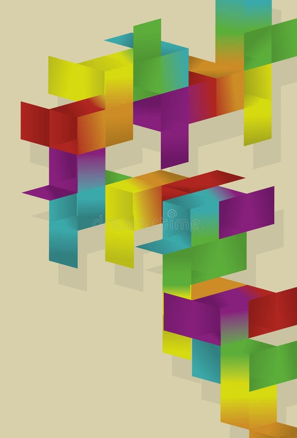 Spectrum Box Page Design stock vector. Illustration of abstract - 10753658