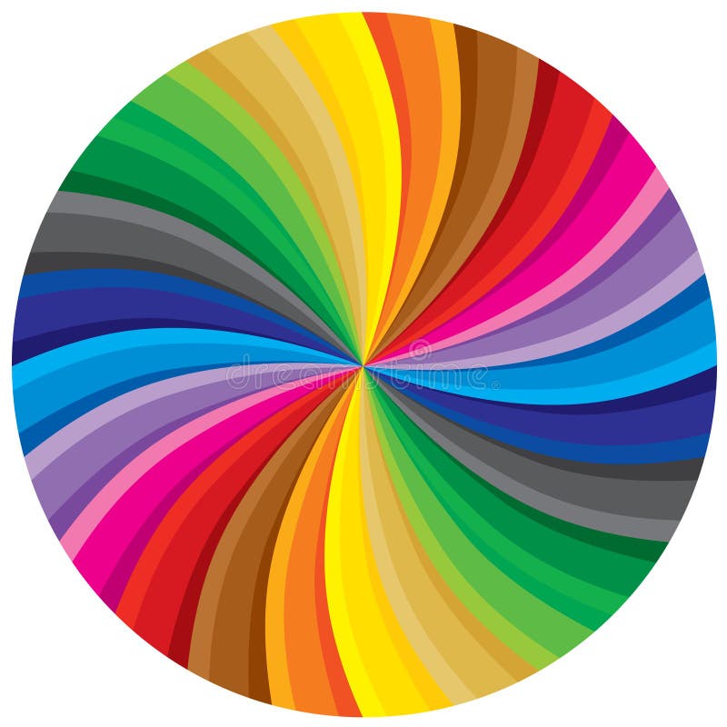 Color spectrum waves stock illustration. Illustration of light - 8460577