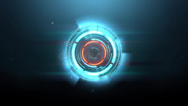 Spectrum Circular Wave Backgrounds. Blue. HD Stock Footage - Video of ...