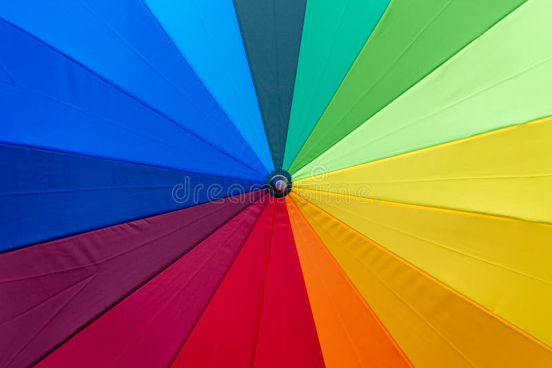 Spectrum color of umbrella stock image. Image of design - 332621409