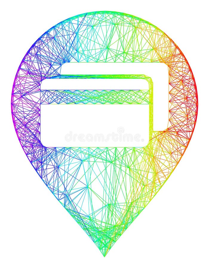 Bright Linear Bank Card Pointer Stock Vector - Illustration of gradient ...