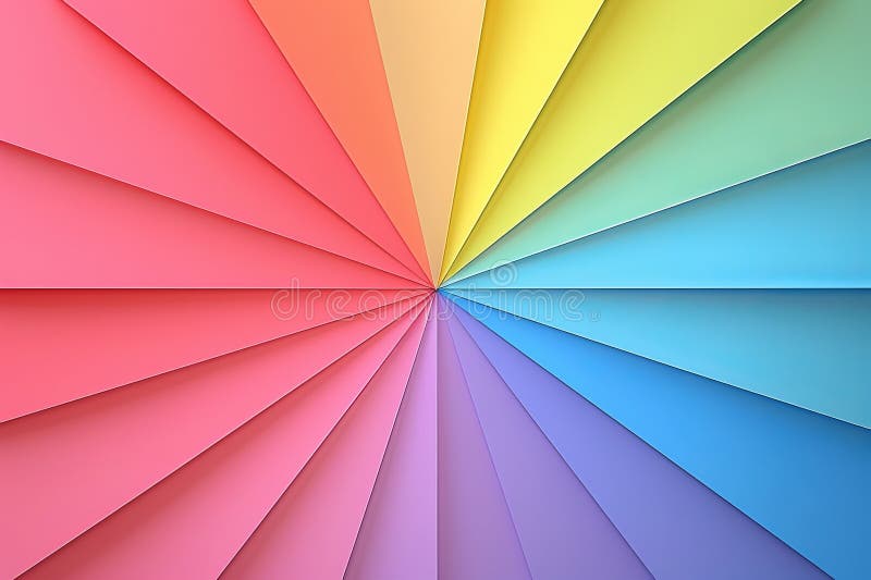 Spectrum of Colors a Vibrant Abstract Background with Radial Gradient ...