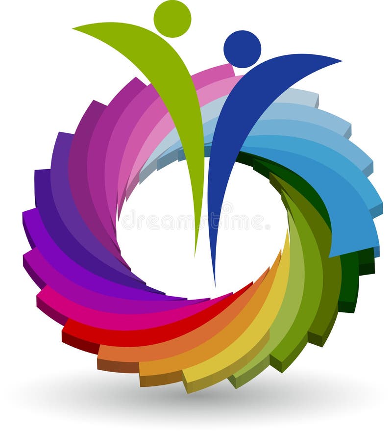 Color Spectrum Logo Stock Illustrations – 7,327 Color Spectrum Logo ...