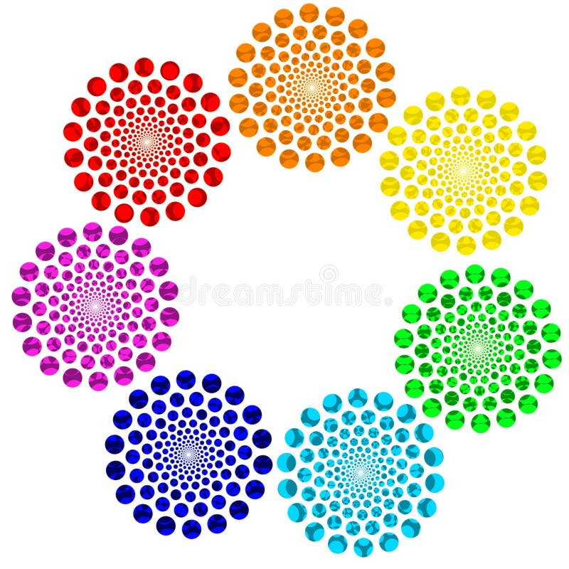 Spectrum stock illustration. Illustration of color, yellow - 46718928