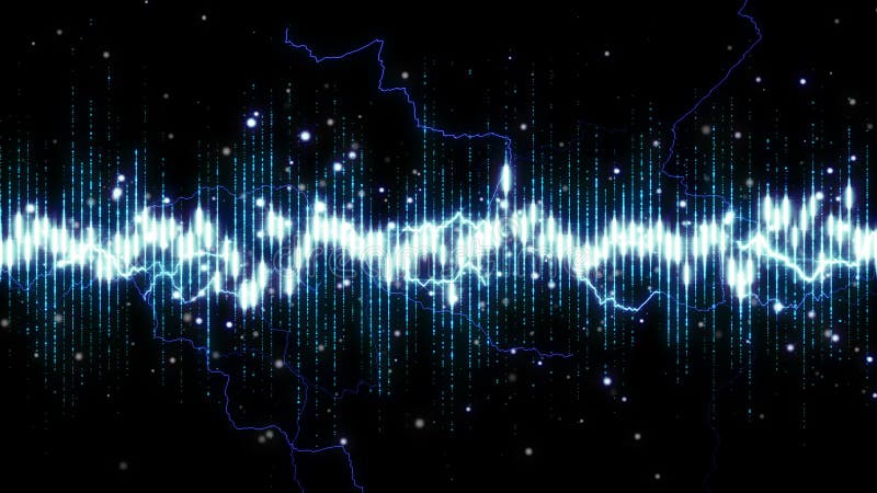 Spectrum Electro Animation Abstract Background Stock Video - Video of ...